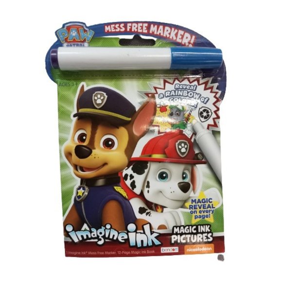 Accents | Paw Patrol Chase Marshall Imagine Ink Magic Ink Marker ...